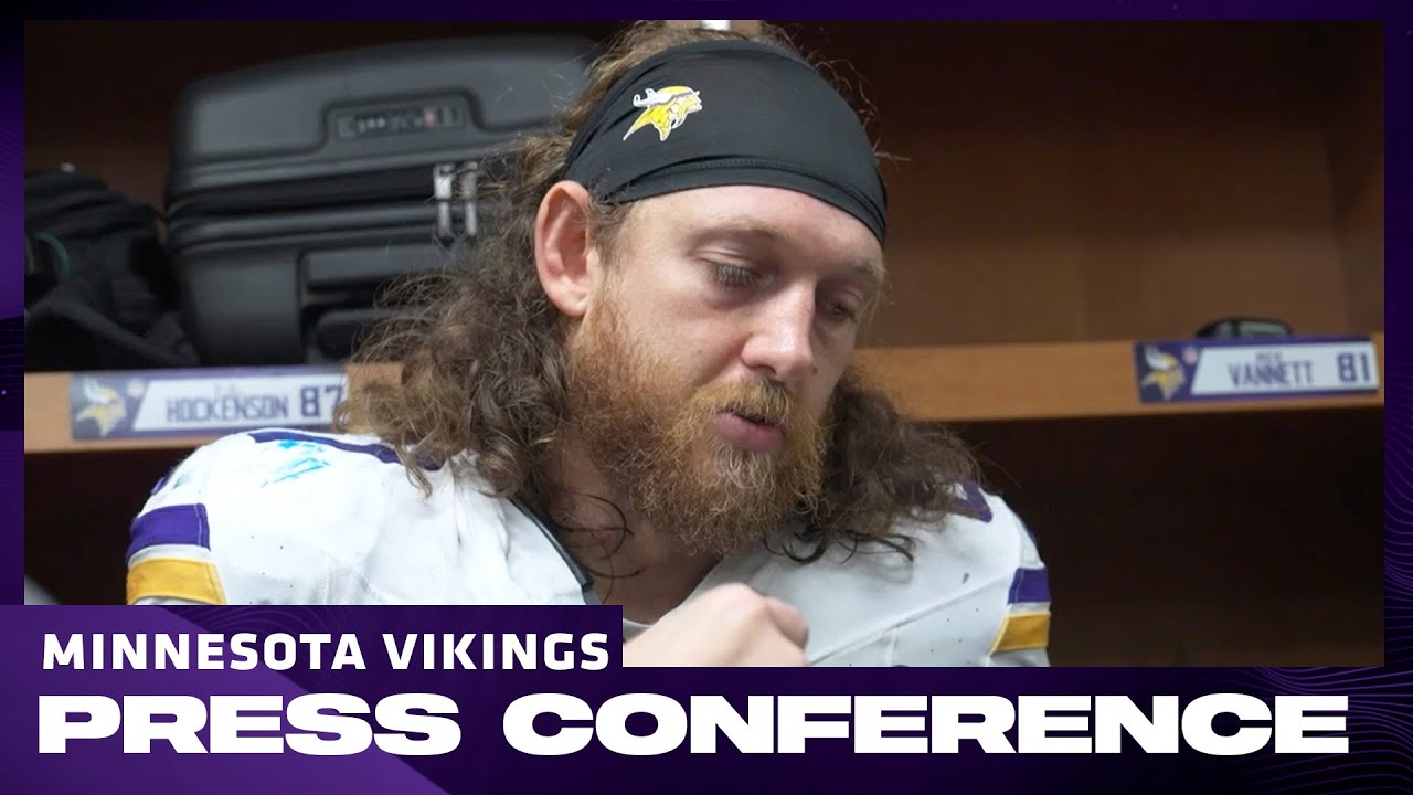 Minnesota Vikings Team Press Conferences | Week 9 Win vs. Lions ...