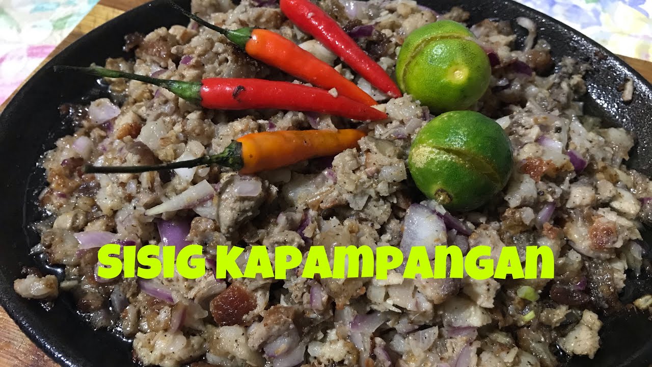 How to cook original sisig kapampangan(manyaman) - YouTube