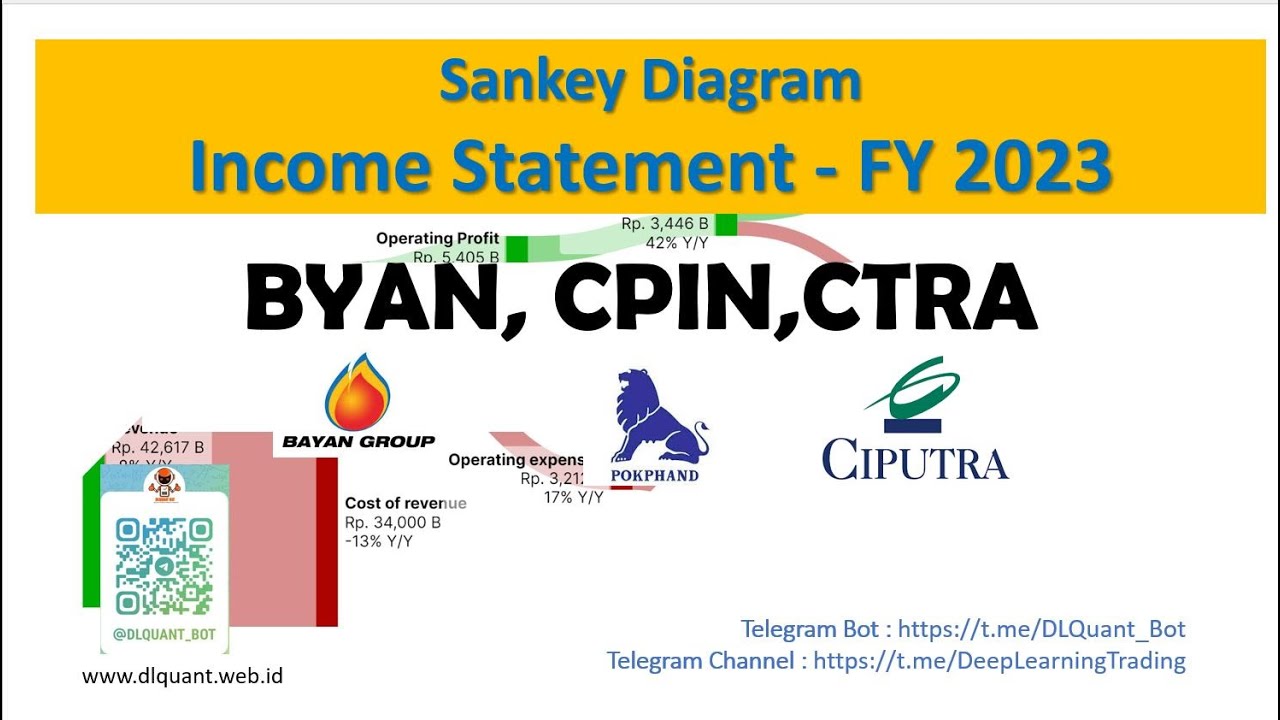 BYAN, CPIN, CTRA : Sankey diagram Income Statement Full Year 2023 - YouTube