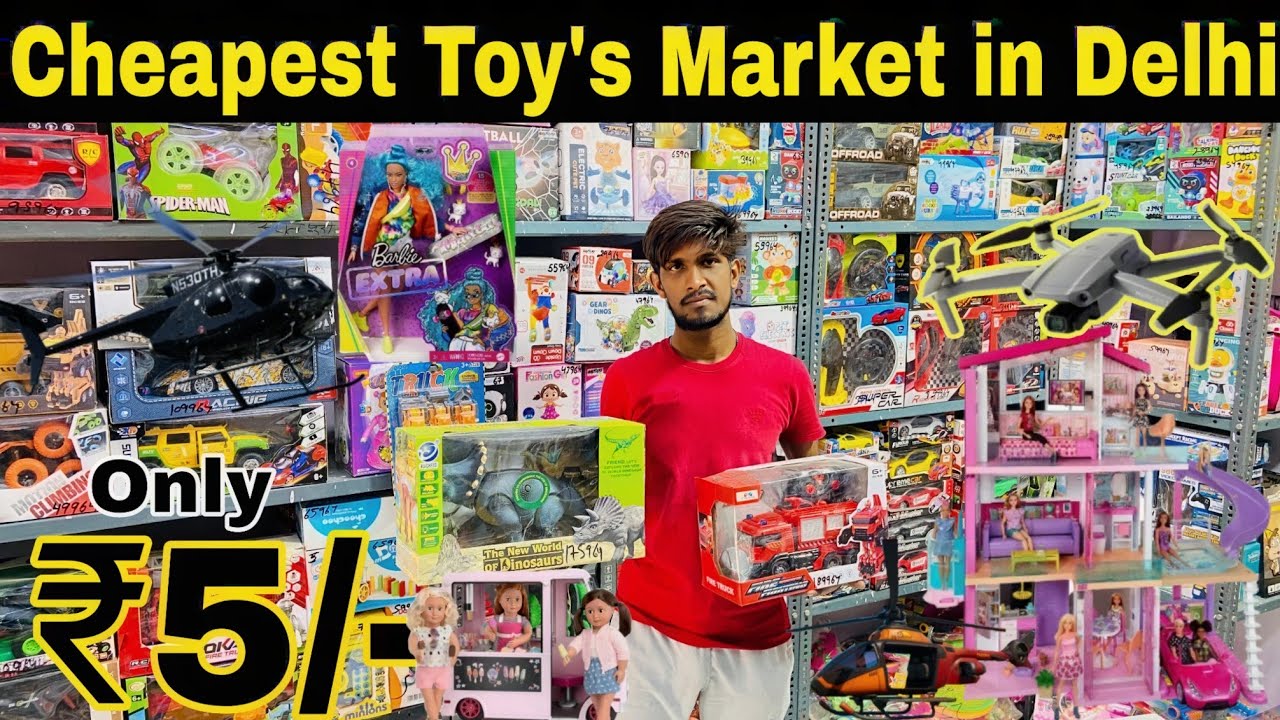 Toys Start ₹5 Cheapest Toys Market II Battery Toys Car Bikes Drone II ...