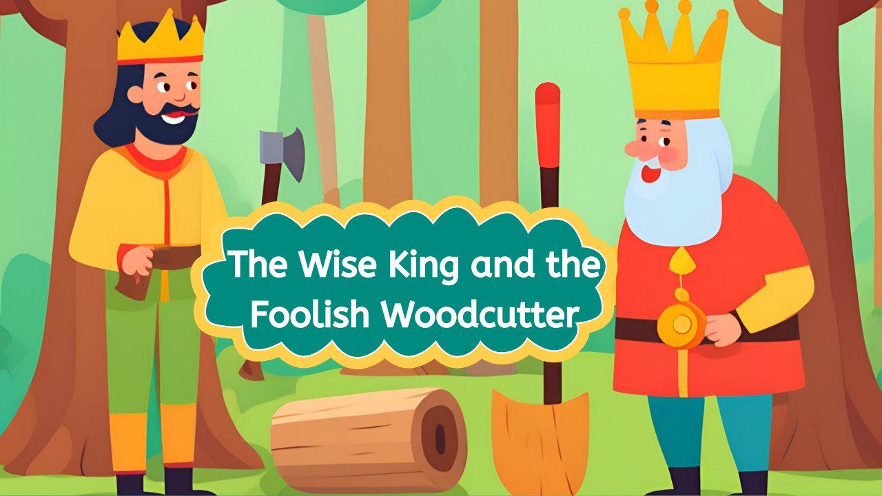 The Wise King and the Foolish Woodcutter | Kids Moral Stories in ...