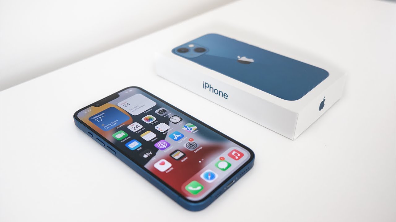 iPhone 13 Unboxing - Blue - YouTube