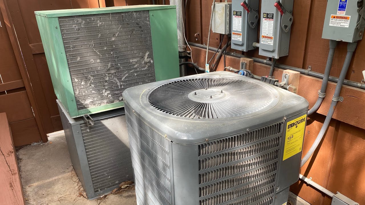 2012 Goodman GSC13 and 2018 Bard wall-mount air conditioners running on ...