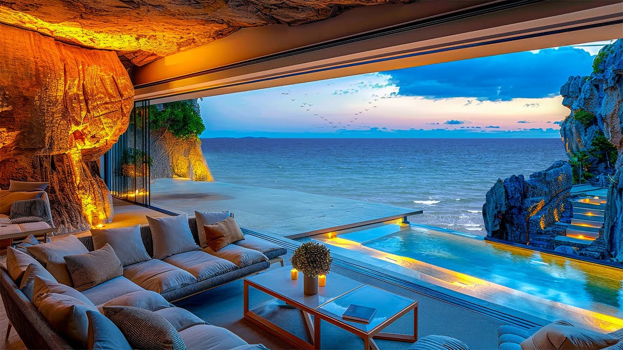 Relaxing Seaside Jazz & Ocean Waves | Smooth Jazz Music for Beach Vibes ...