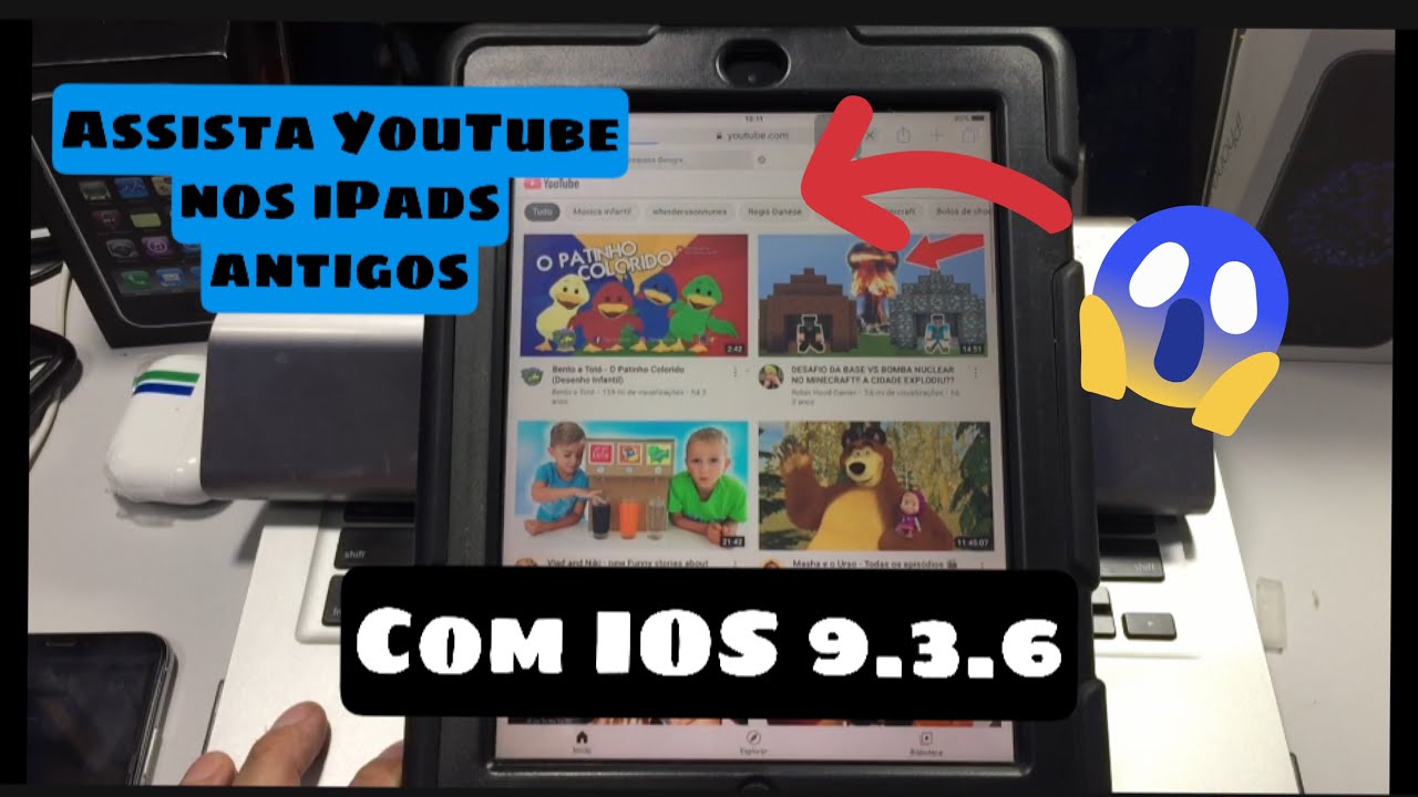 COMO ASSISTIR YOUTUBE NOS IPADS 2, 3 IPAD MINI E IPHONE 4S - IOS 9.3.6 ...