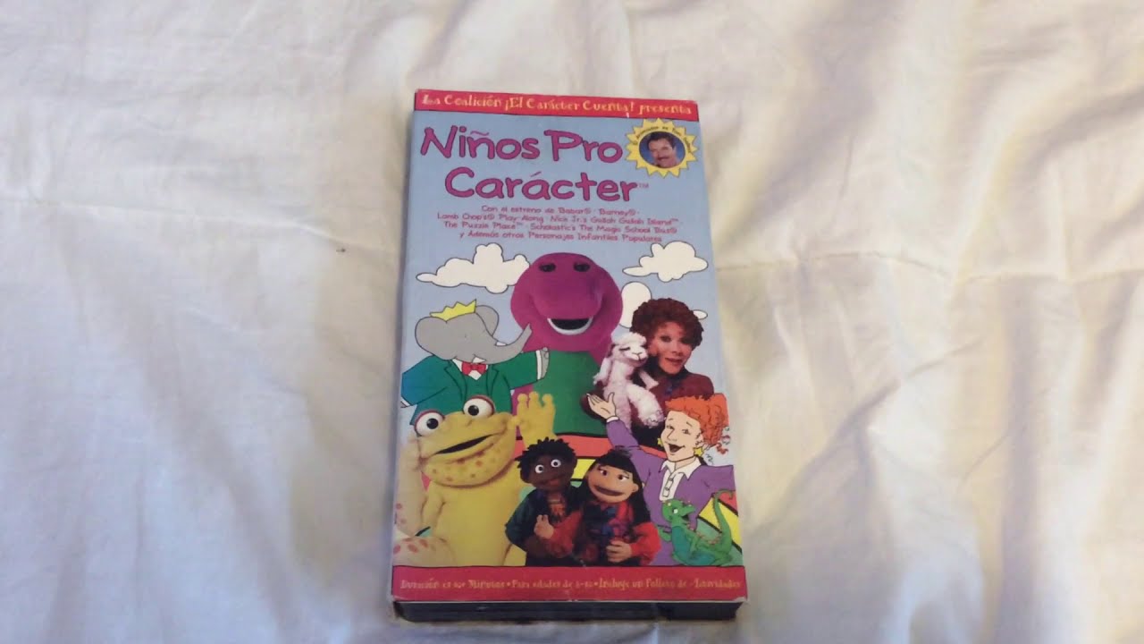 Opening to niños pro caracter 1996 VHS - YouTube