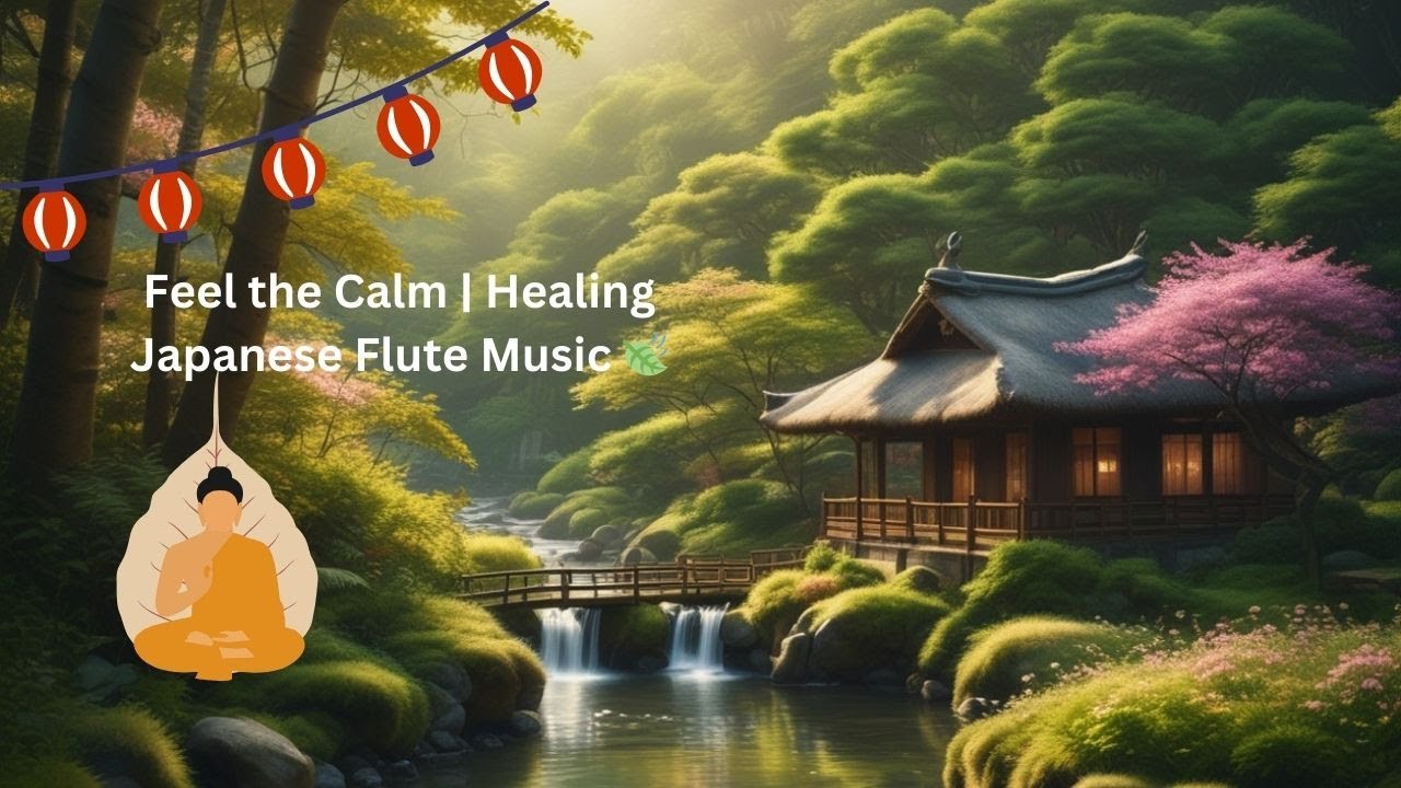 Relaxing Japanese Flute Music | Healing & Calming Instrumental Sounds ...