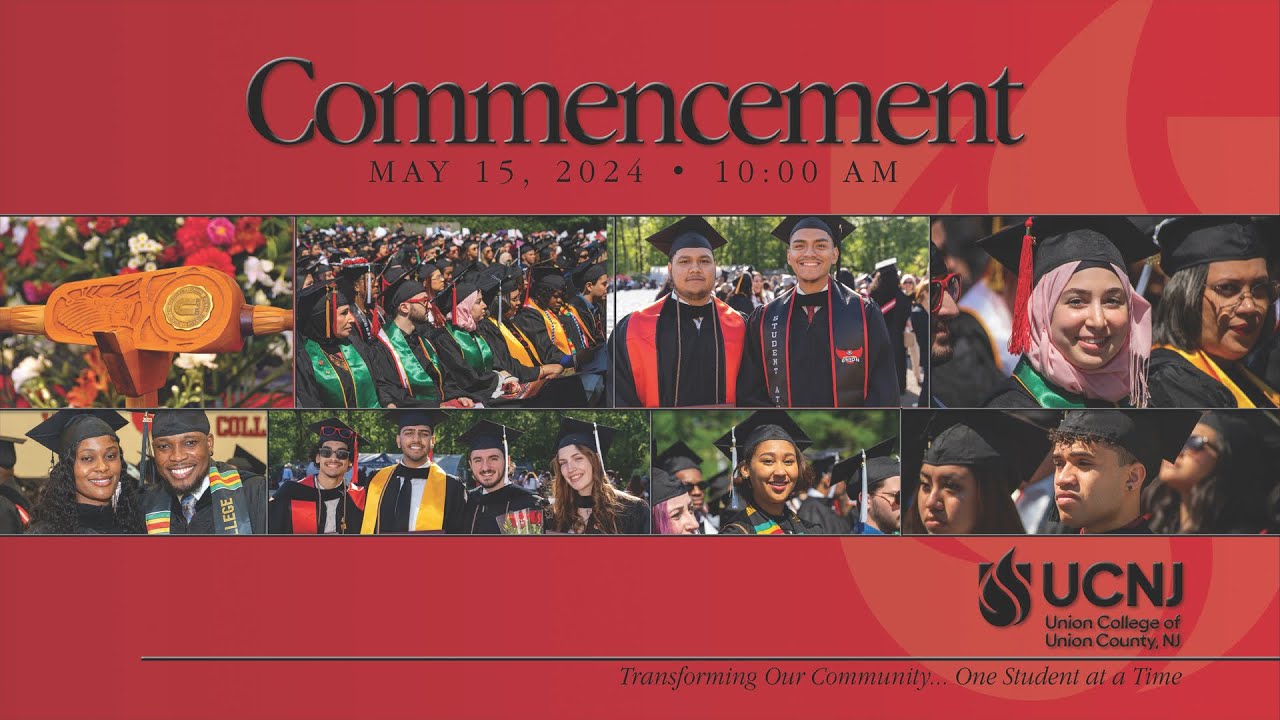 UCNJ Commencement 10am Spring 2024 - YouTube