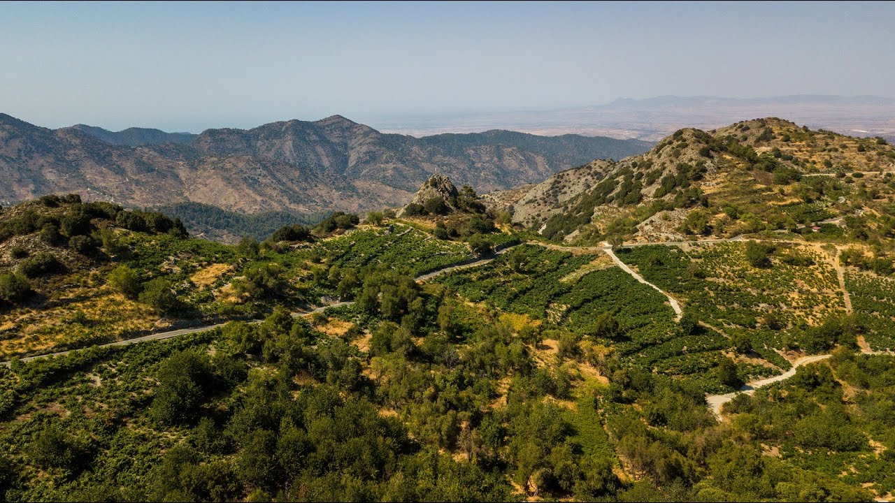 Cyprus Landscapes Video No 205 Alona Vineyards - YouTube