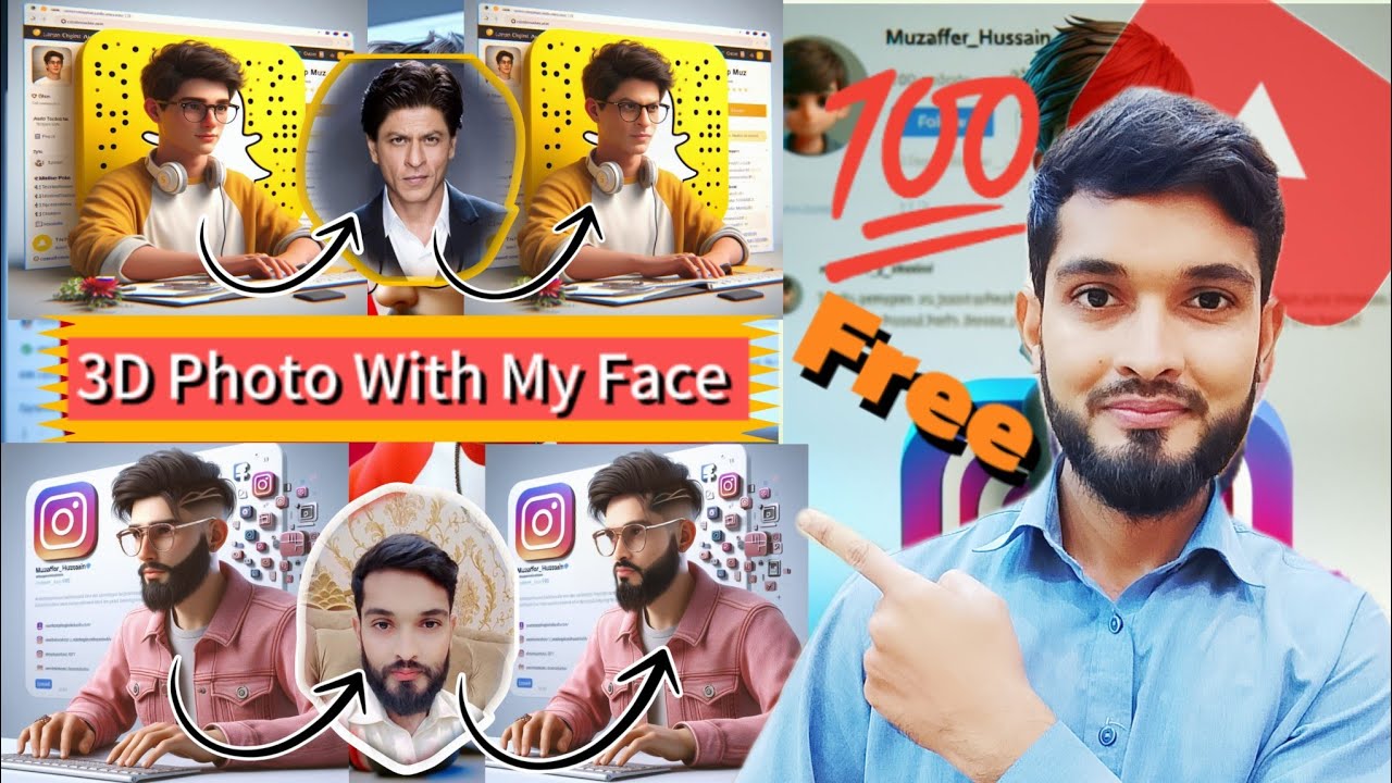 The Easiest Way to Make Your Face a 3D AI Photo | How To Create 3D AI ...