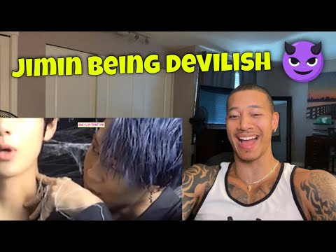 Reacting to Jimin being a trouble maker!