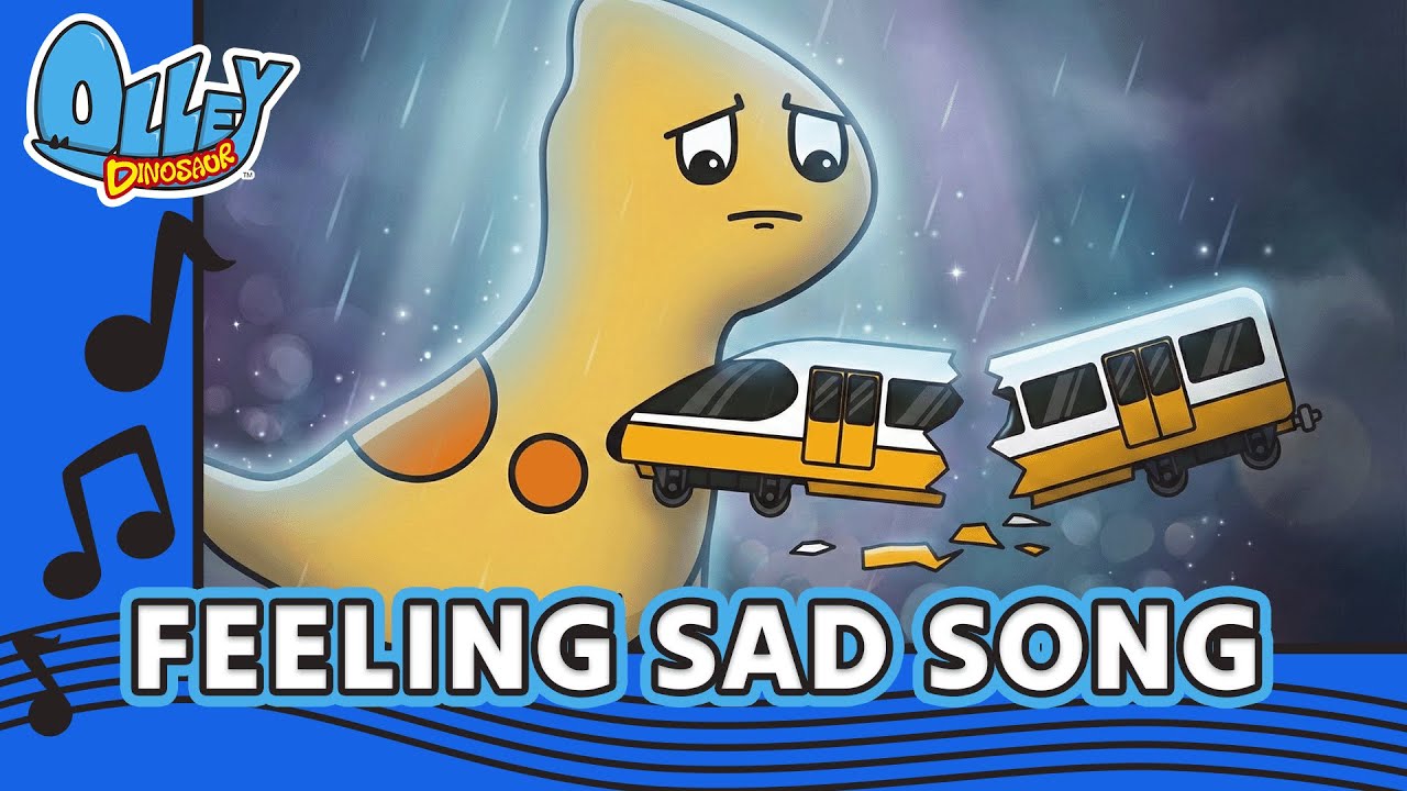 FEELING SAD SONG - Music Video | Olley Dinosaur | Learn Sing Explore ...