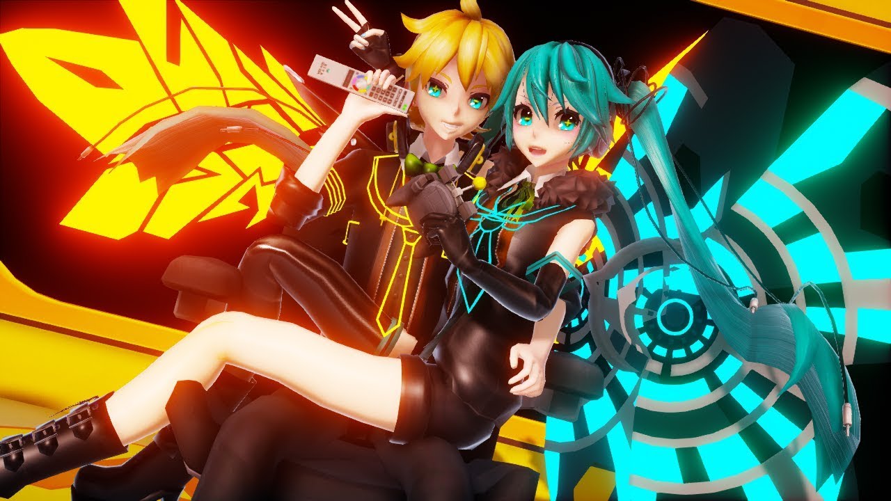 【MMD PV】リモコン Remote Control (sat 1080 mix) - Hatsune Miku ・Kagamine Len ...