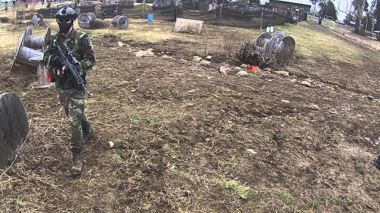 CartCon1 Airsoft 2/8/14 Game 1 Part 1 - YouTube