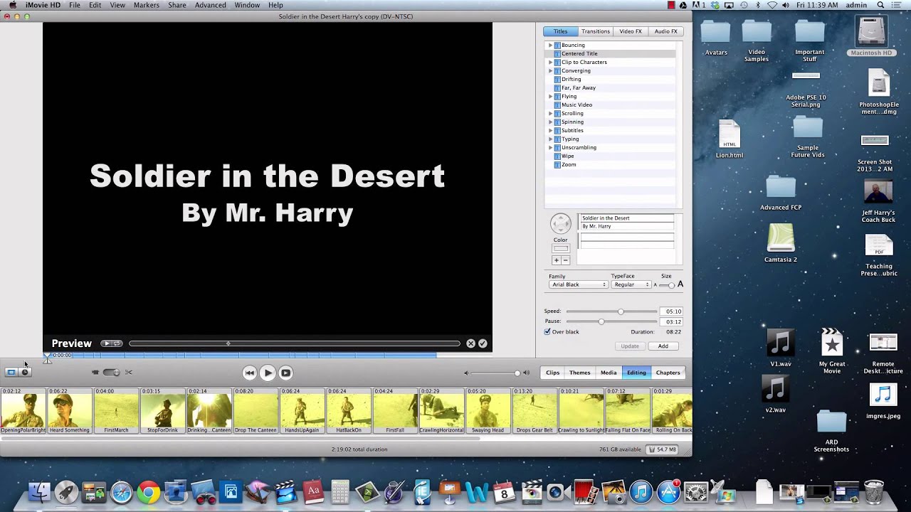 iMovie: Adding Titles and Credits - YouTube