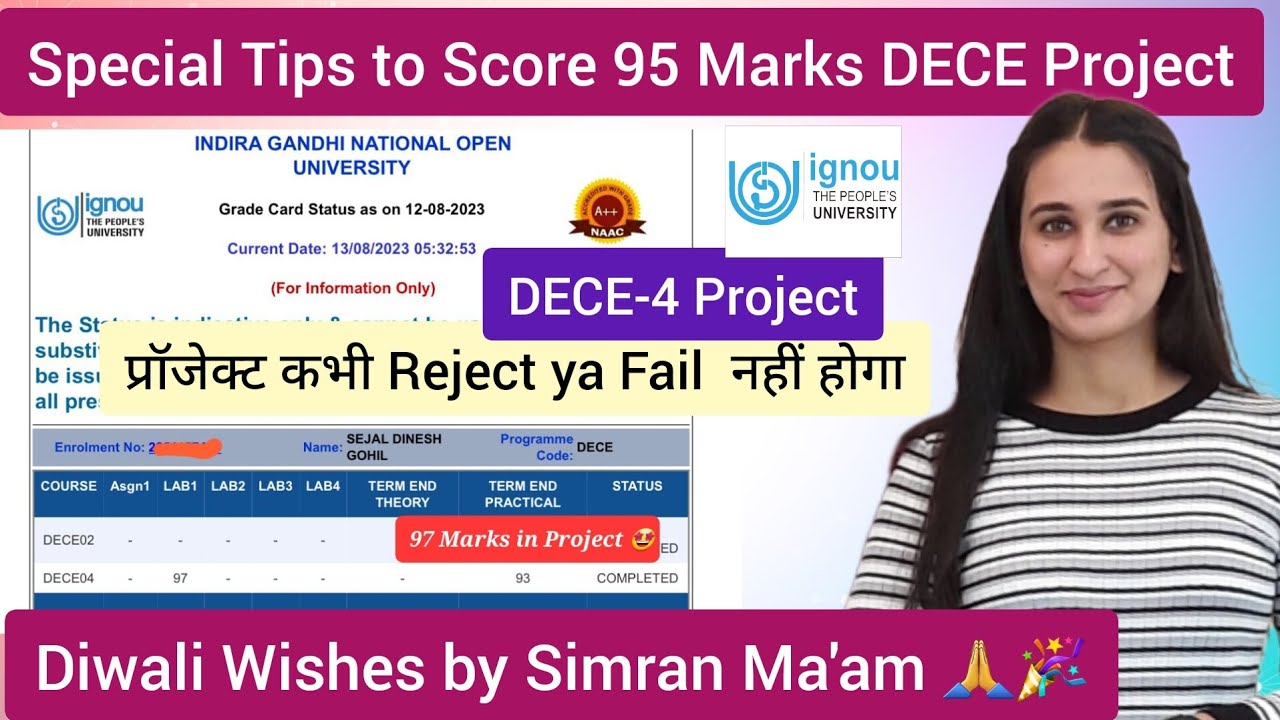 How to make DECE Project IGNOU Simran Gumber Level Up Learning - YouTube
