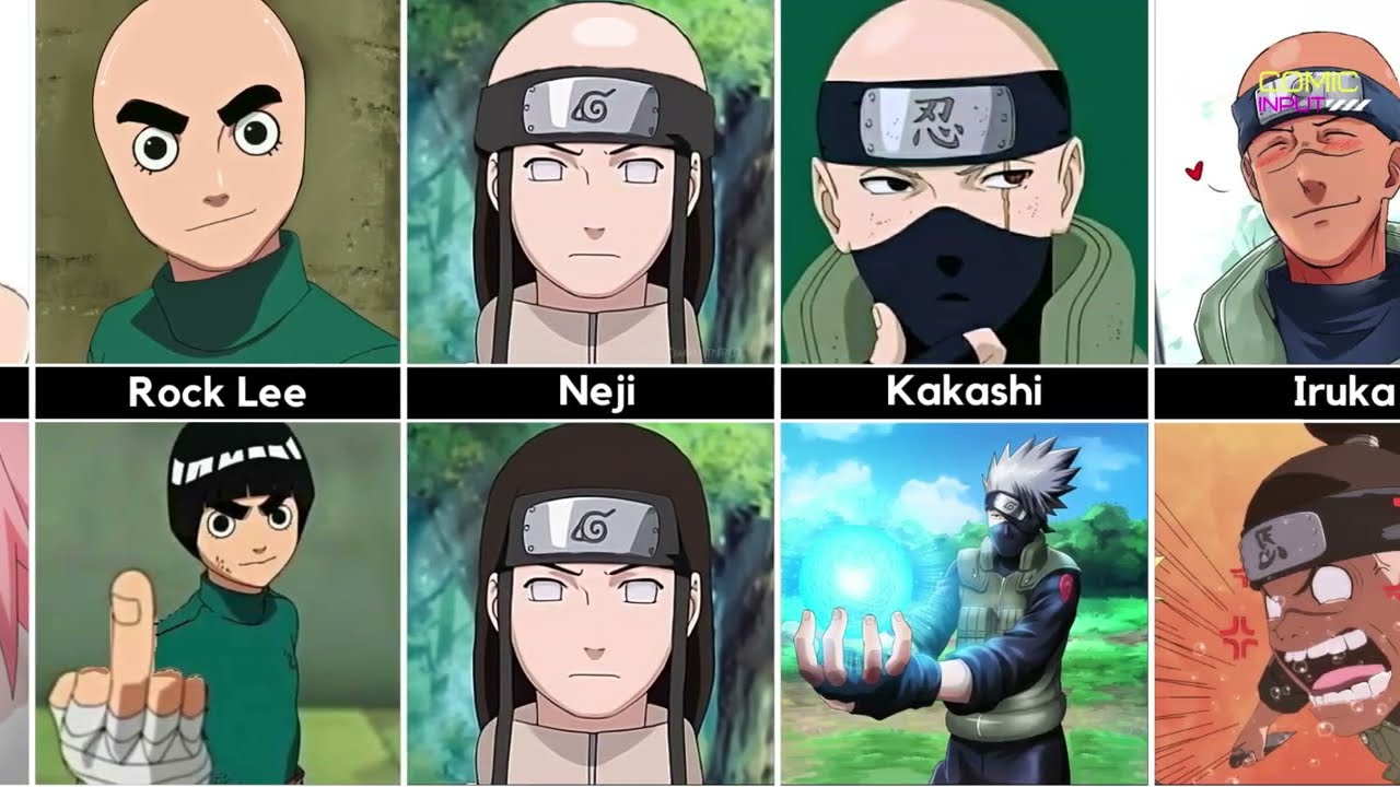 Funny Hairless Naruto Characters || Naruto & Boruto - YouTube