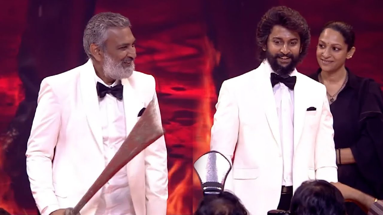 Nani and Rajamouli In Arjun Sarkar's White Suit | HIT 3 Pre Release ...