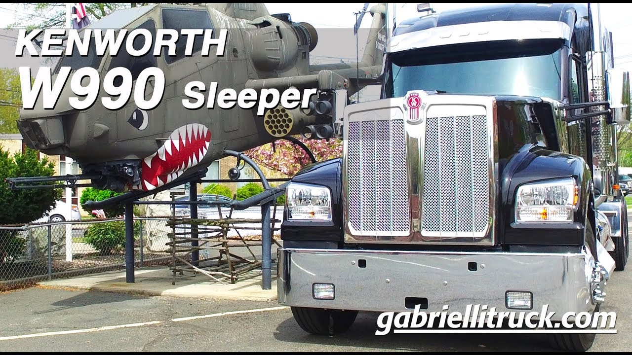 NEW Kenworth W990 Sleeper For Sale - YouTube