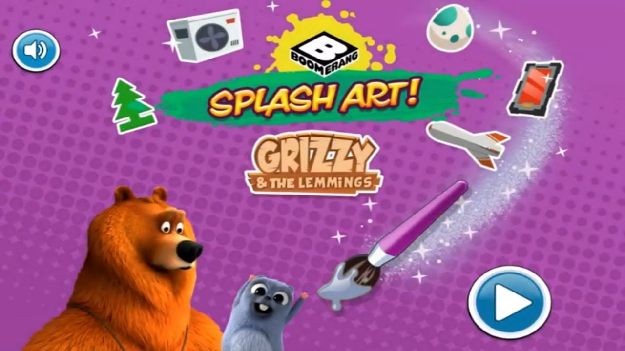 Gryzzy and the Lemmings Splash art - YouTube