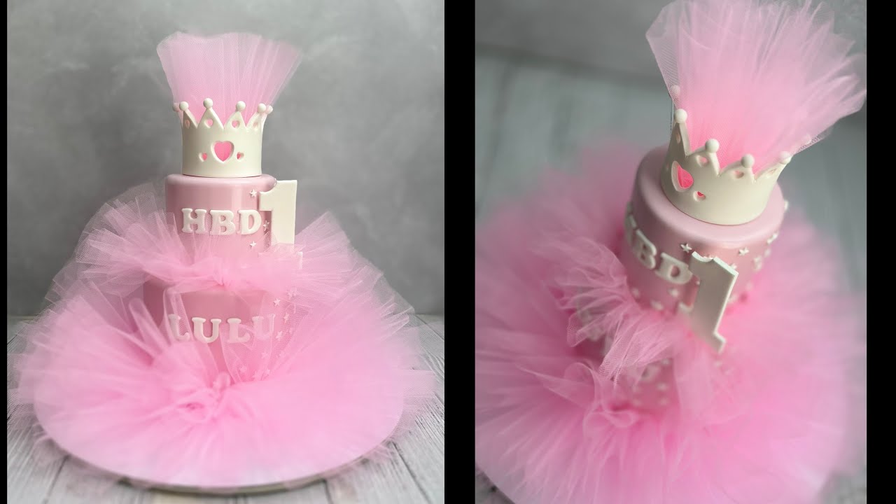 Pink Tutu Cake - YouTube