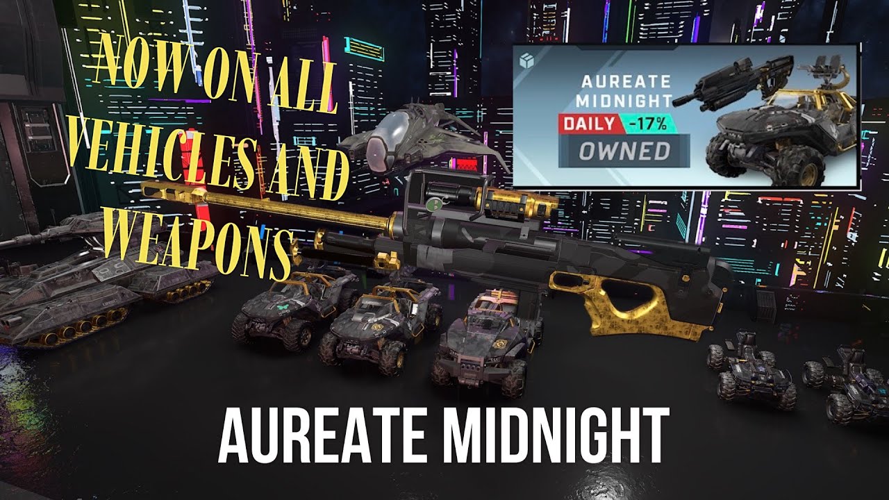 They made it on ALL weapons and vehicles! - Aureate Midnight - Halo infinite Store Daily - YouTube