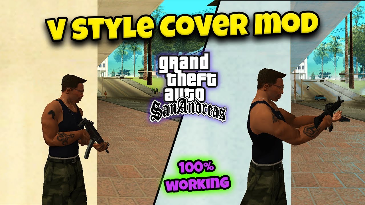 How to install V Style Cover mod for GTA San Andreas - YouTube