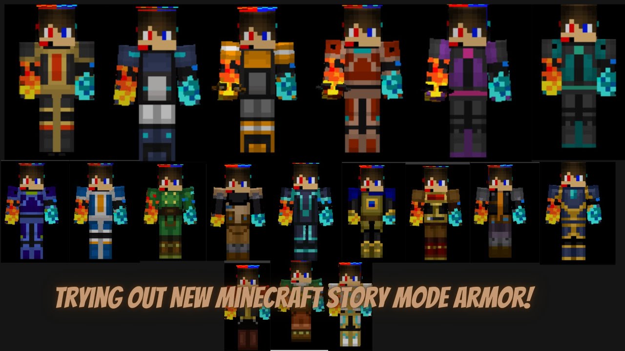Trying Out New Minecraft Story Mode Armor! - YouTube