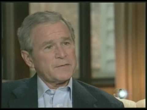 ABC News: Charlie Gibson Interviews President George Bush - YouTube
