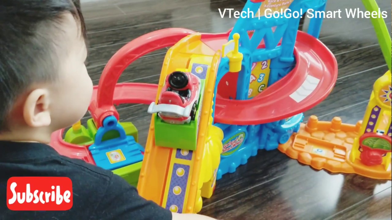VTech Go! Go! Smart Wheels Race & Play Adventure Park exploring - YouTube