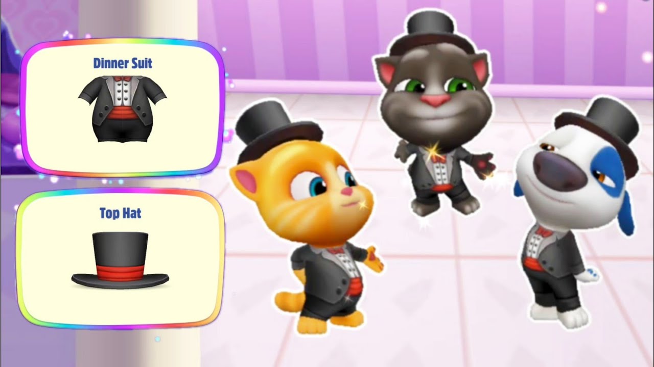 My Talking Tom Friends - Dinner Suit and Top Hat COMBO! 👌😎 - YouTube
