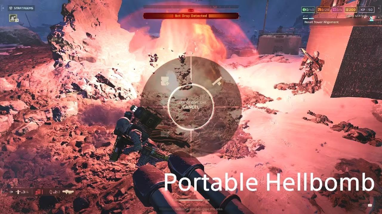 Portable Hellbomb Is Just As Powerful As A Normal Hellbomb - HELLDIVERS ...