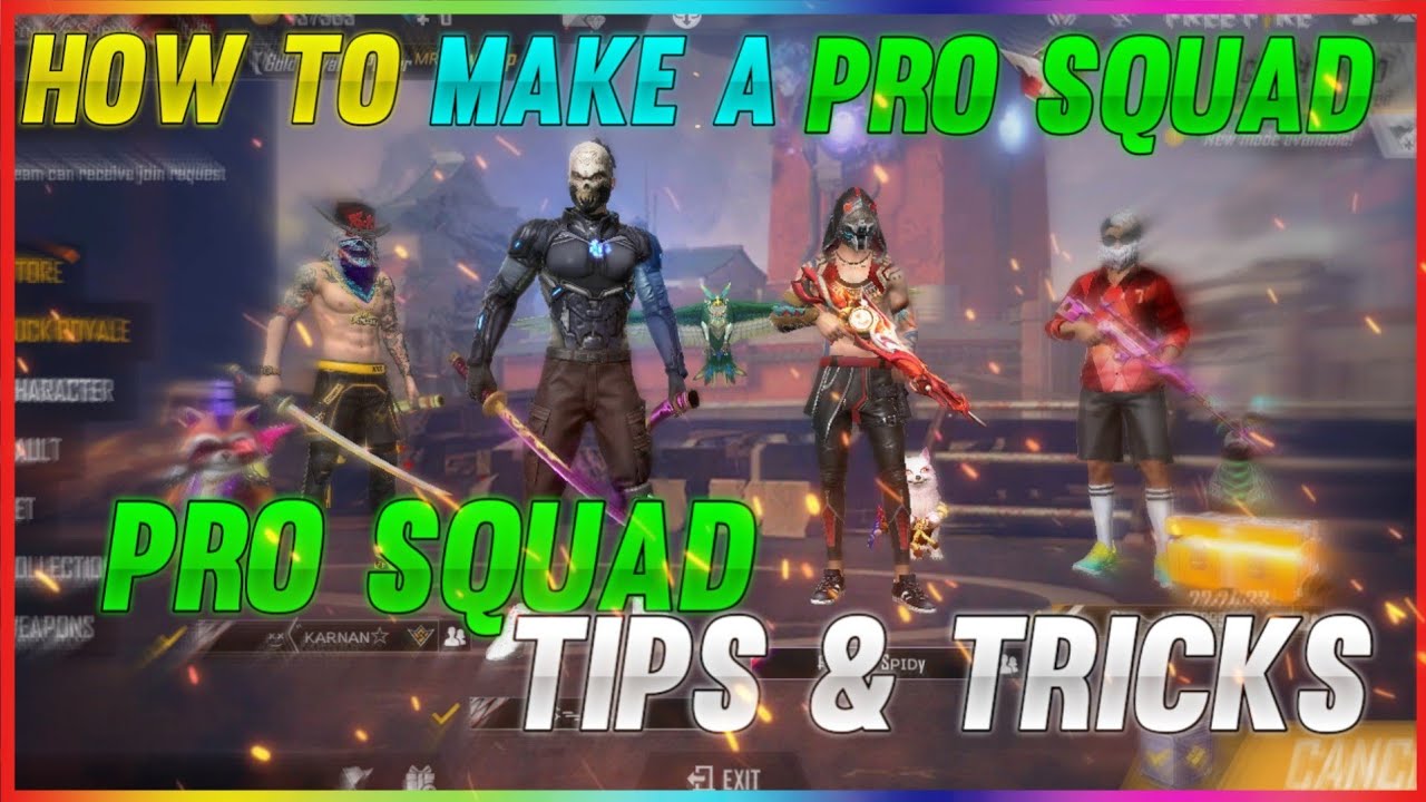 HOW TO MAKE A PERMANENT SQUAD IN FREE FIRE || HOW TO MAKE A PRO SQUAD ...