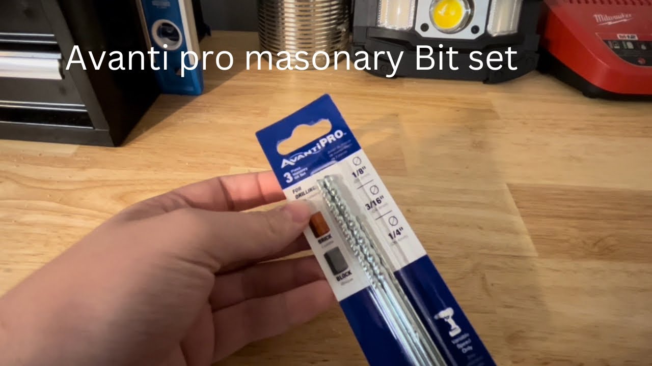 Avanti pro masonry bit set review - YouTube