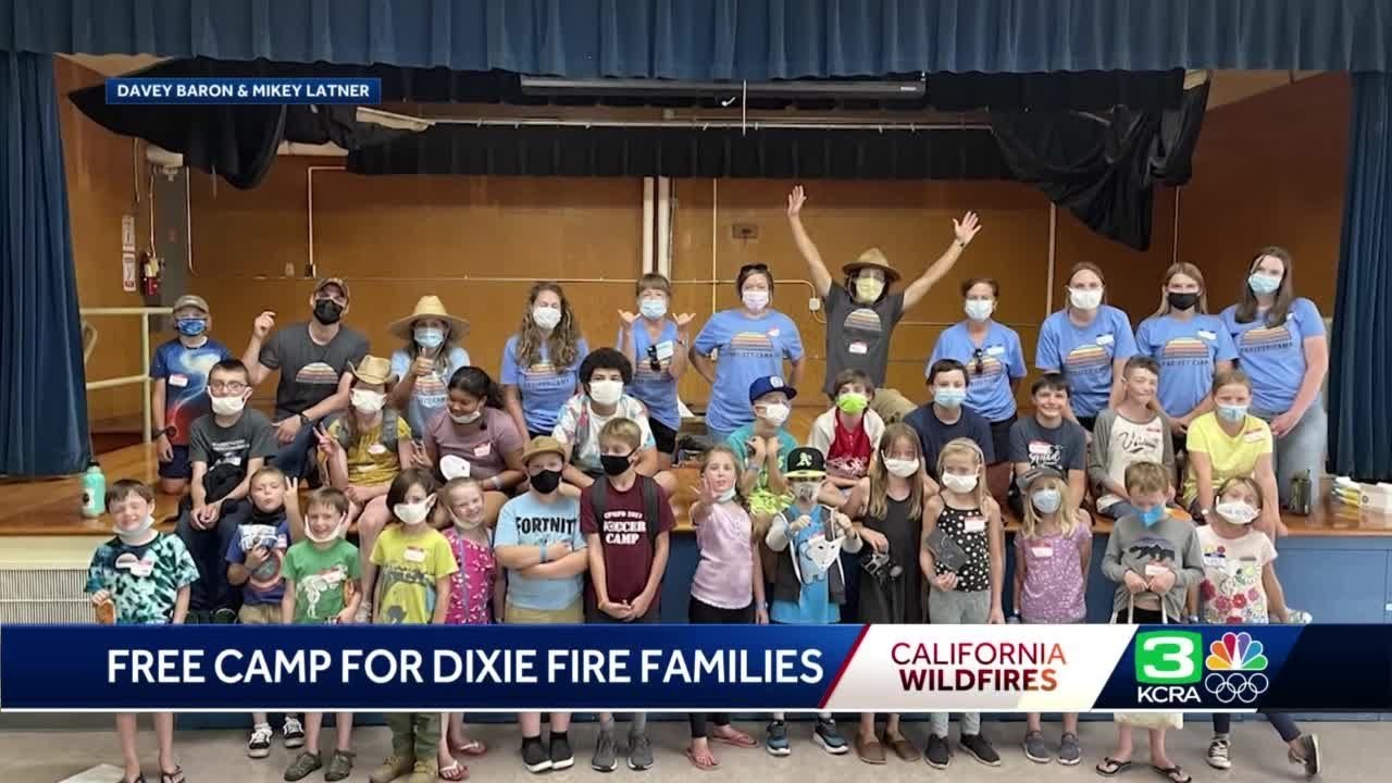 Free day camp opens for children impacted by Dixie Fire - YouTube