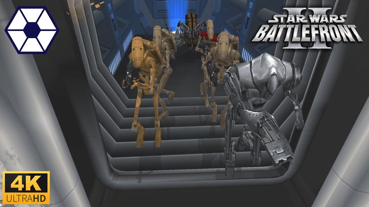 Star Wars Battlefront II (2005) Tantive IV intercept - Clone Wars extended mod - separatist side ...