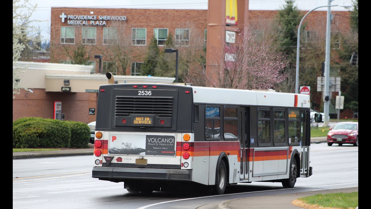 TriMet 2000 New Flyer D40LF #2536 onboard Route 84 - YouTube