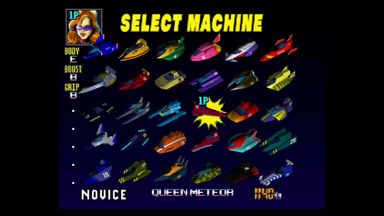 F Zero X - All Machines/Characters - YouTube