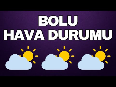 Bolu Hava Durumu - Meteorolojik Uyarılar - Türkiye