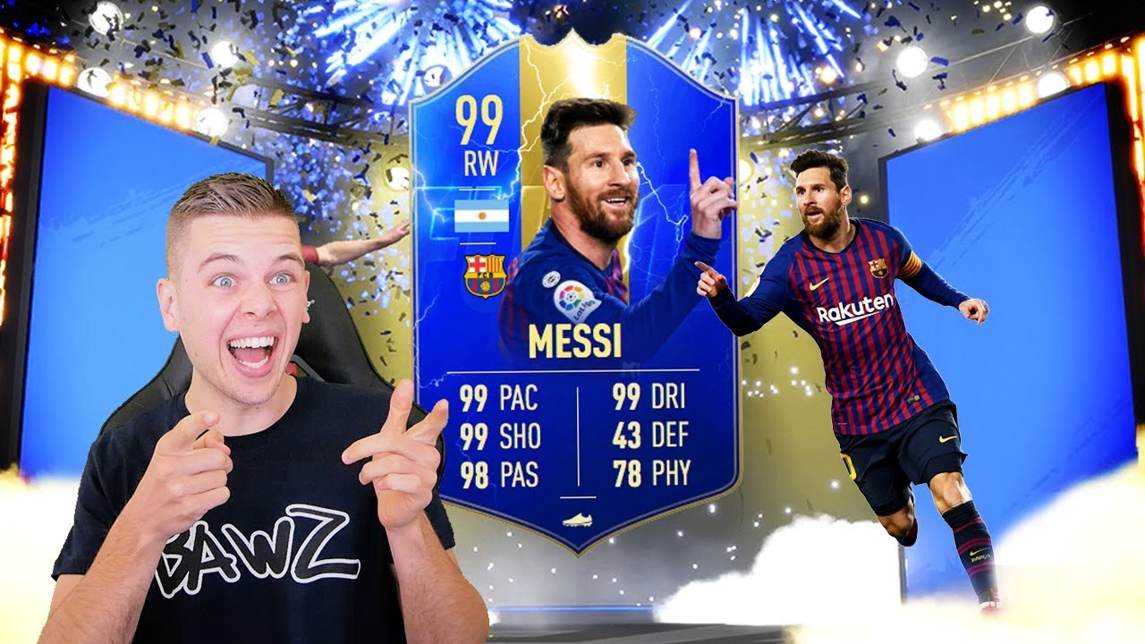99 TOTS MESSI + 7 ANDERE TOTS KAARTEN IN PACYBITS!! - YouTube