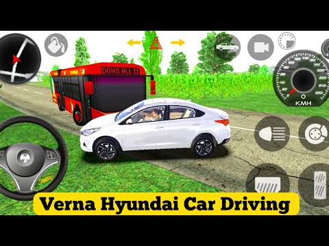 Verna Car Game Simulator 3D Gameplay Indian cars - YouTube