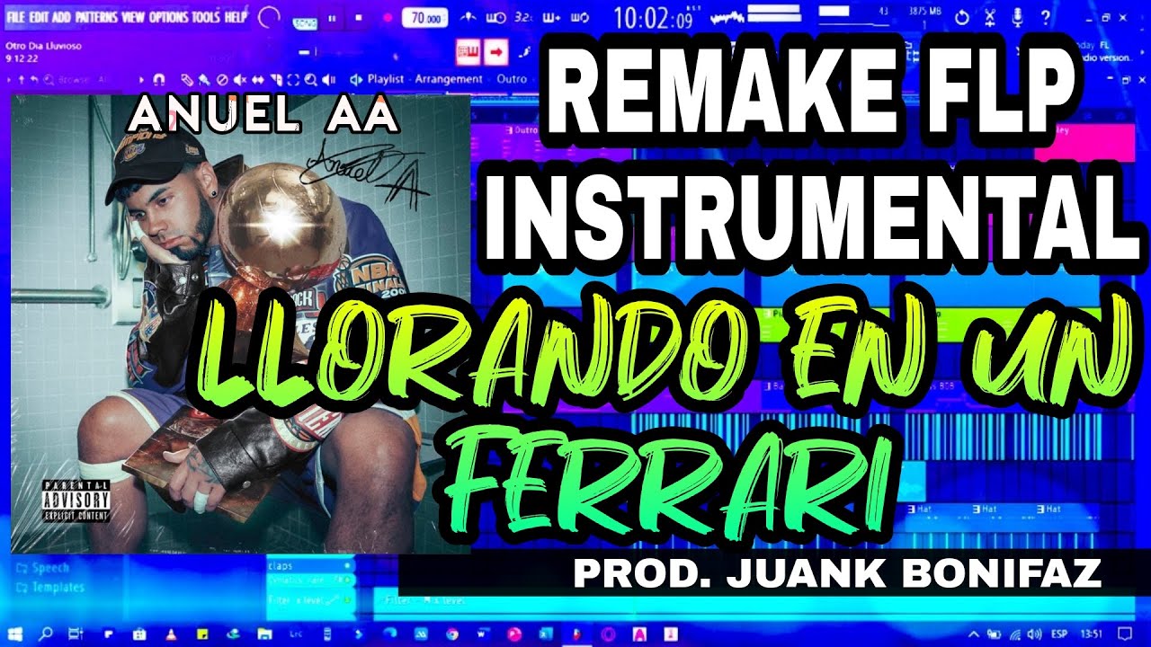 Anuel AA – Llorando en un Ferrari (Remake Flp + Instrumental) - YouTube