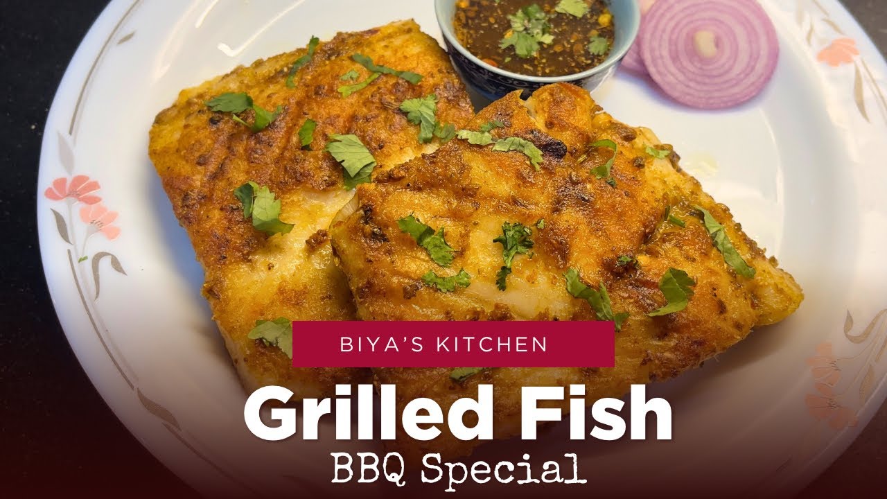 Grilled Fish Recipe | BBQ Special | Biya’s Kitchen #grilledfish - YouTube