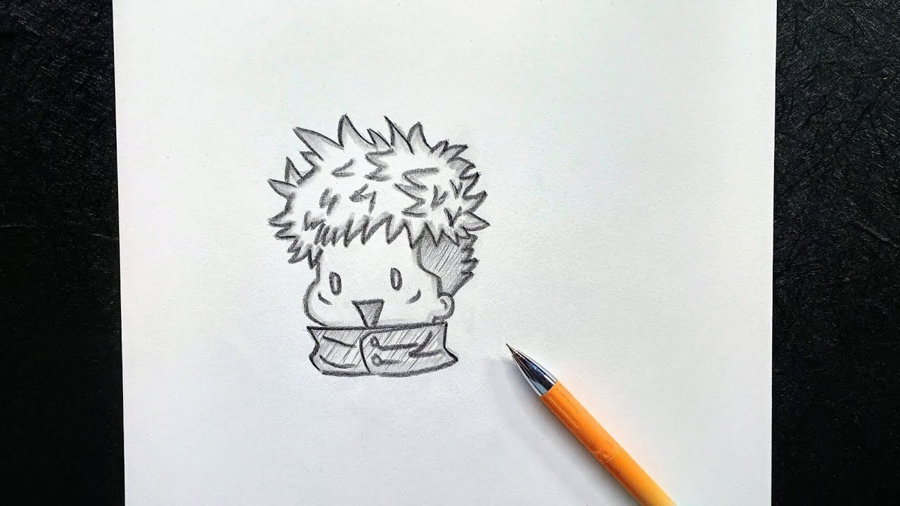 How to draw Yuji Itadaro 😍Jujutsu kaisen || Easy step by step tutorial ...
