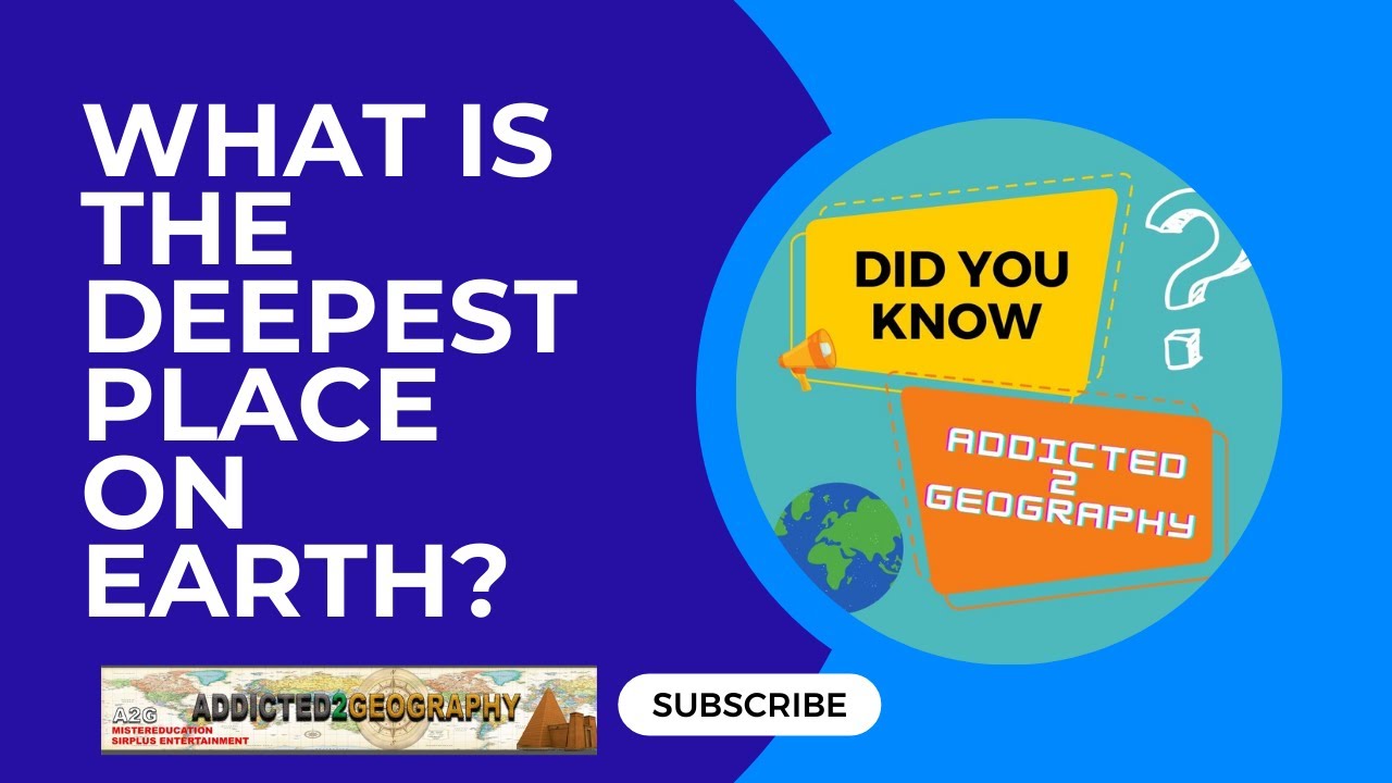 Did You Know? (Episode 1) - What is the Deepest Place on Earth? - YouTube