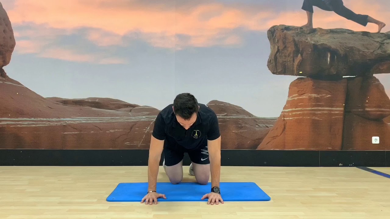 ABDUCCIÓN DE CADERA CUADRUPEDO PIERNA FLEXIONADA - YouTube