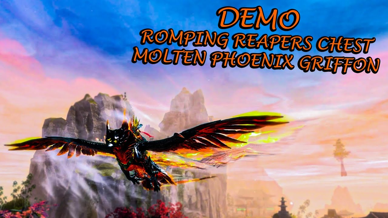 Guild Wars 2 - Opening 26 Romping Reapers Chests & Molten Phoenix ...