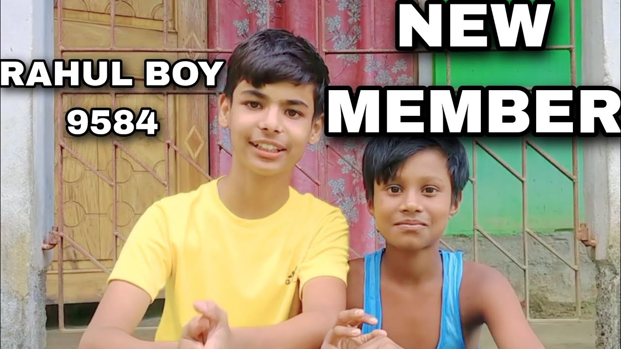 NEW INTRO VIDEO Rahul Boy 9584 New Member - YouTube