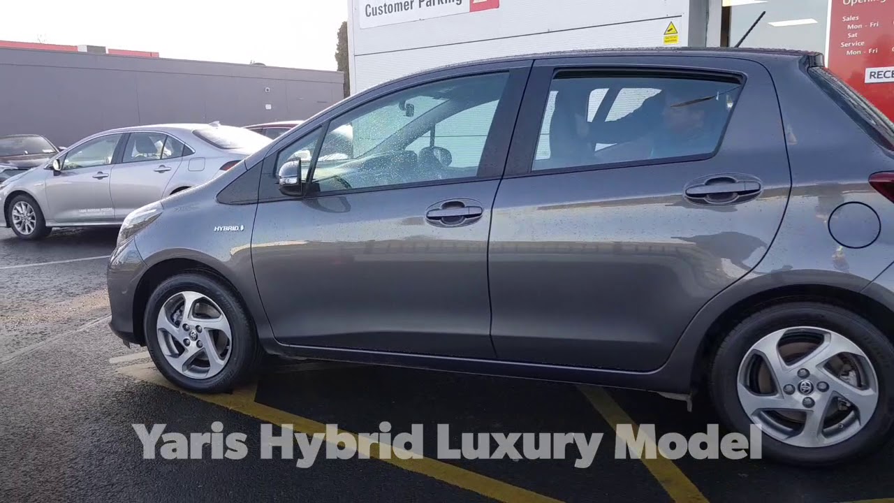 Yaris Hybrid Luxury Model 171D Ash Grey - YouTube