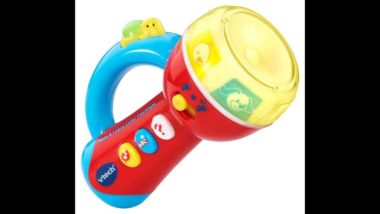 Unboxing Vtech Spin and Learn Color Flashlight - YouTube
